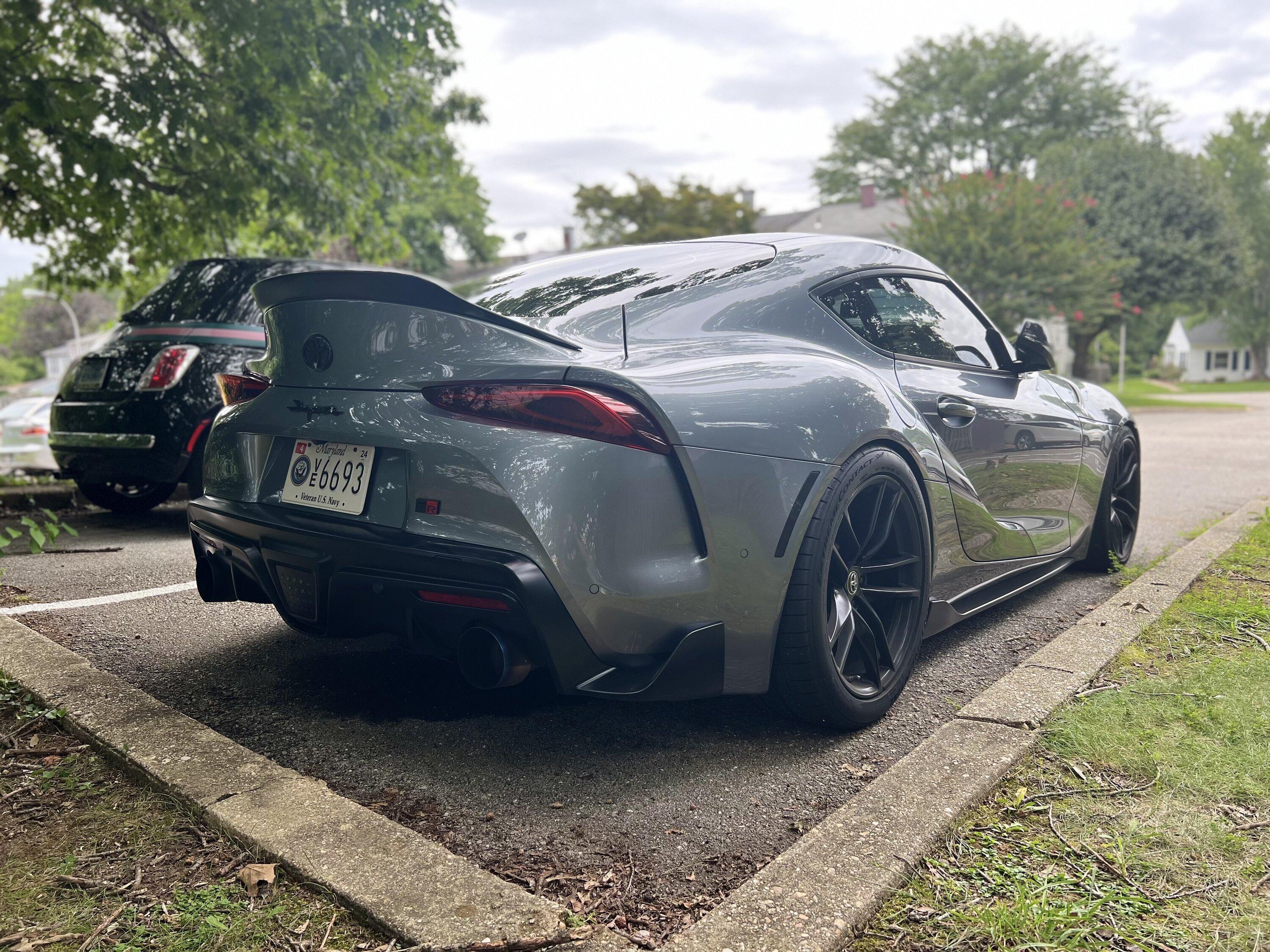 What size Tires fit on a lowered Supra? | SupraMKV - 2020+ Toyota Supra ...