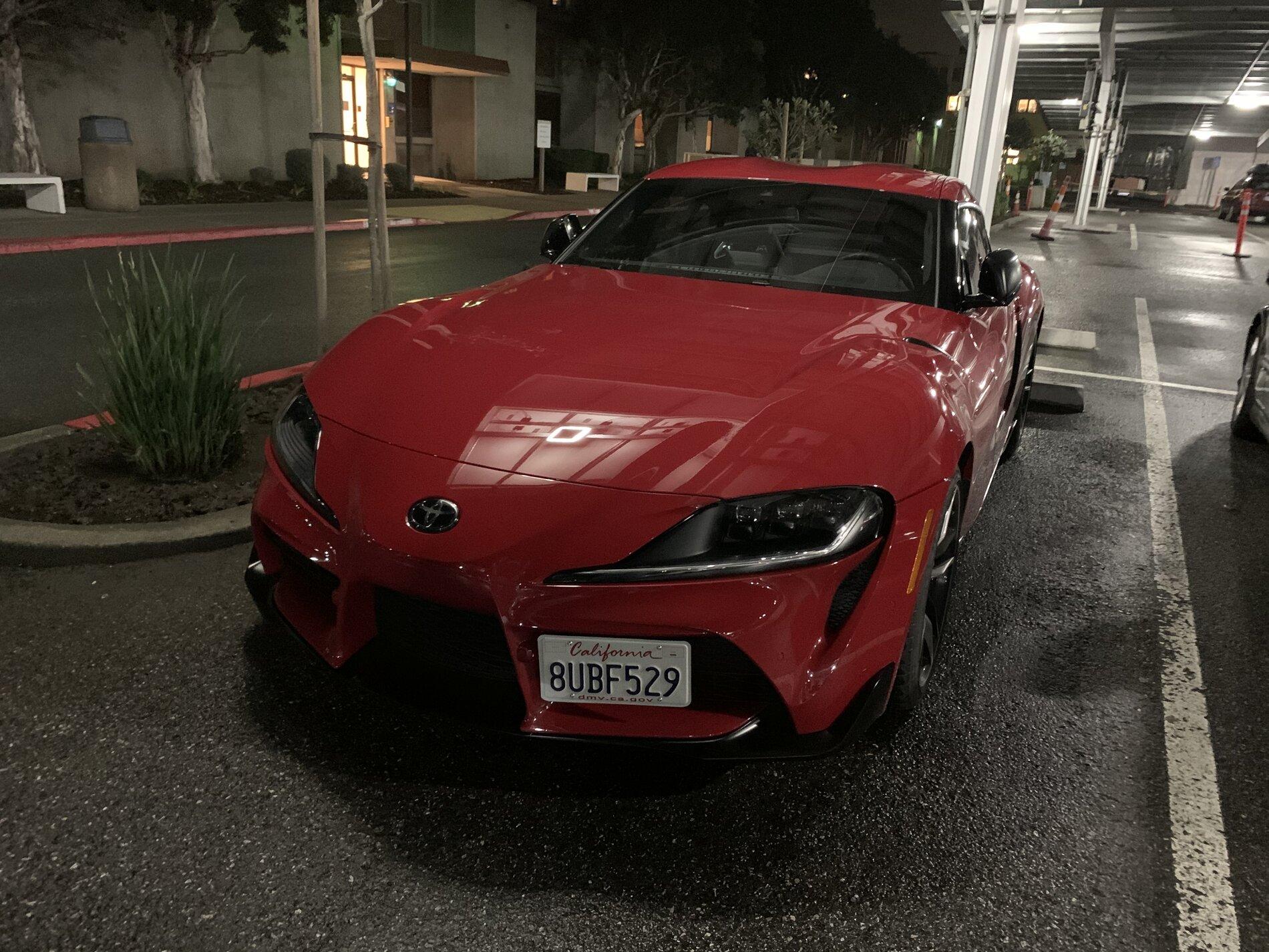 Front plate placement / Let's see those personalized License plates ...