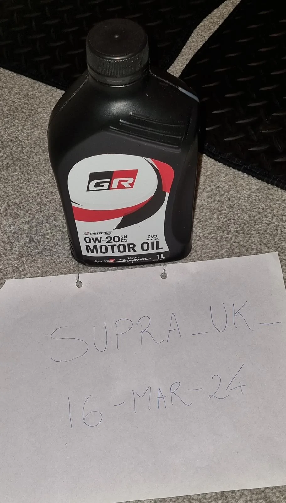ForSale - Rubber Mats,TrunkLiner,GR Oil [UK] | SupraMKV - 2020+ Toyota ...