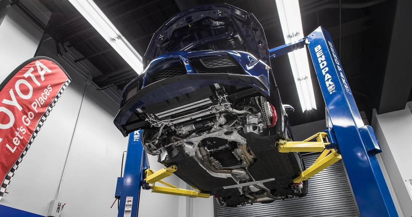 8 Things We Learned About the 2020 Toyota Supra While It Was on a Lift ...