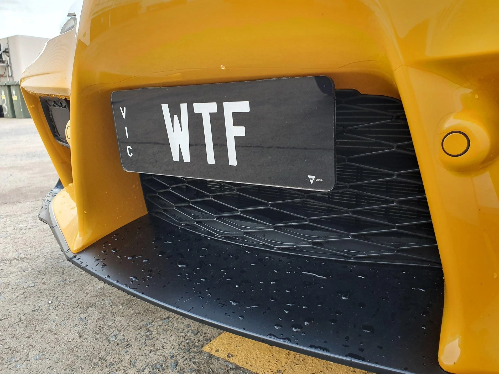 Front plate placement / Let's see those personalized License plates ...
