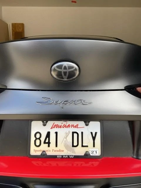Front plate placement / Let's see those personalized License plates ...