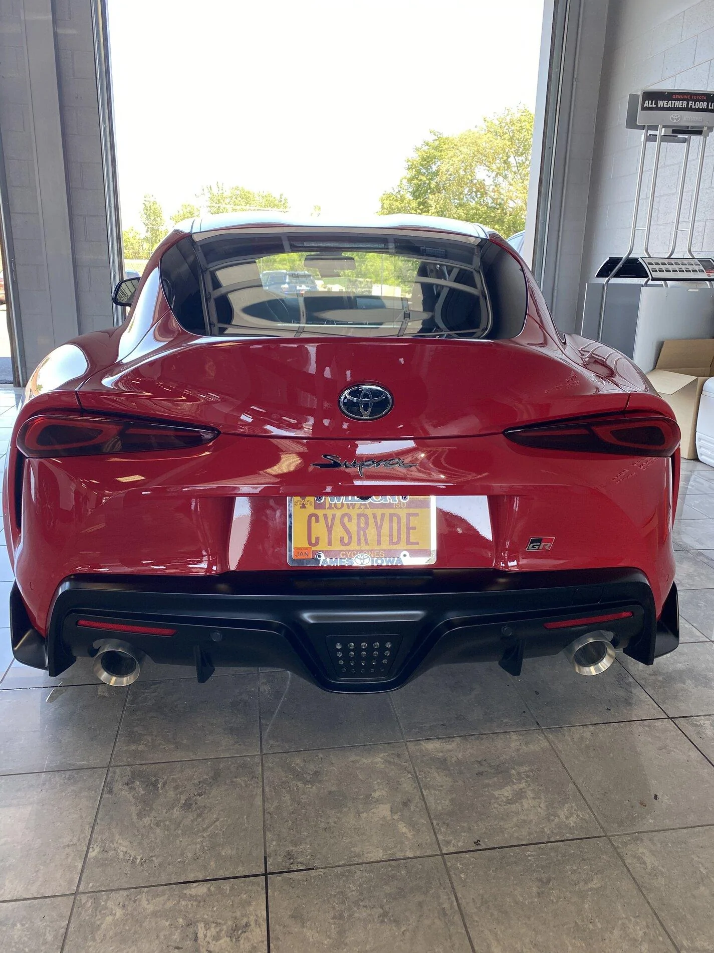 Front plate placement / Let's see those personalized License plates ...