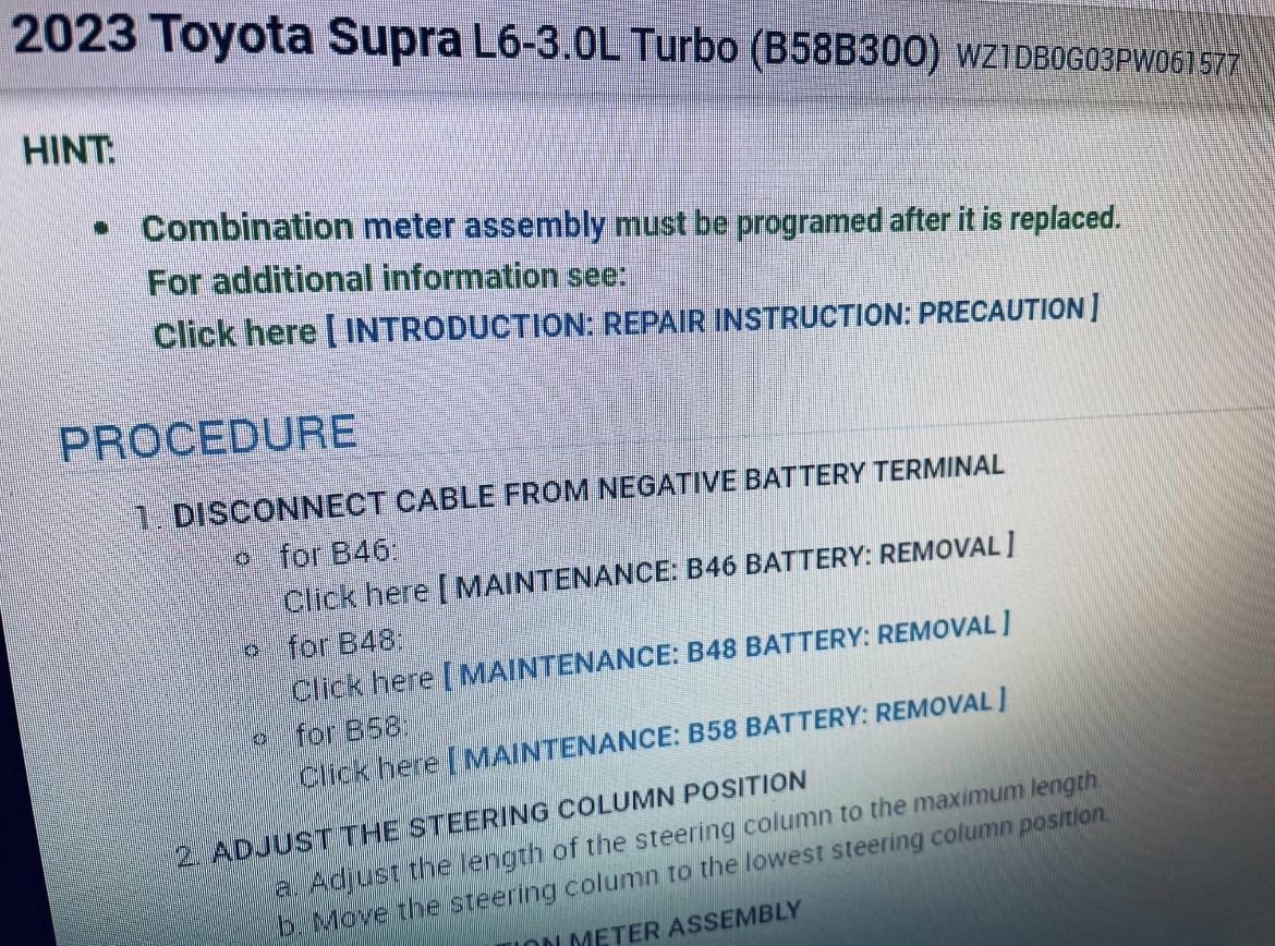 Replacing Gr Supra Gauge (Instrument Cluster) | SupraMKV - 2020+ Toyota ...