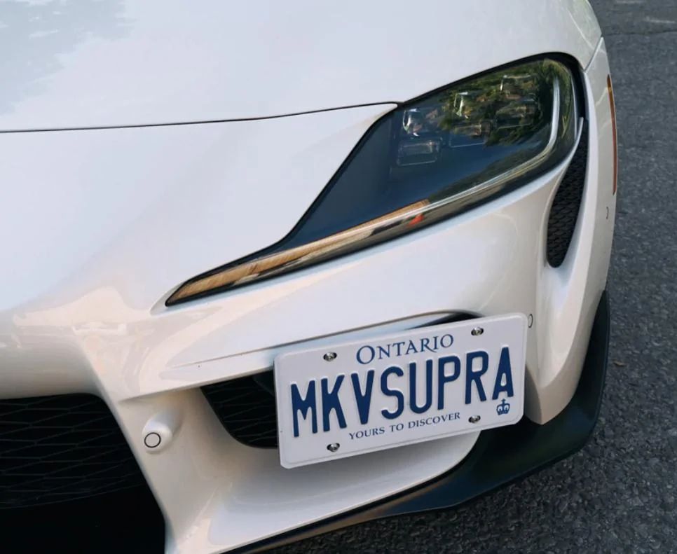 Front plate placement / Let's see those personalized License plates ...