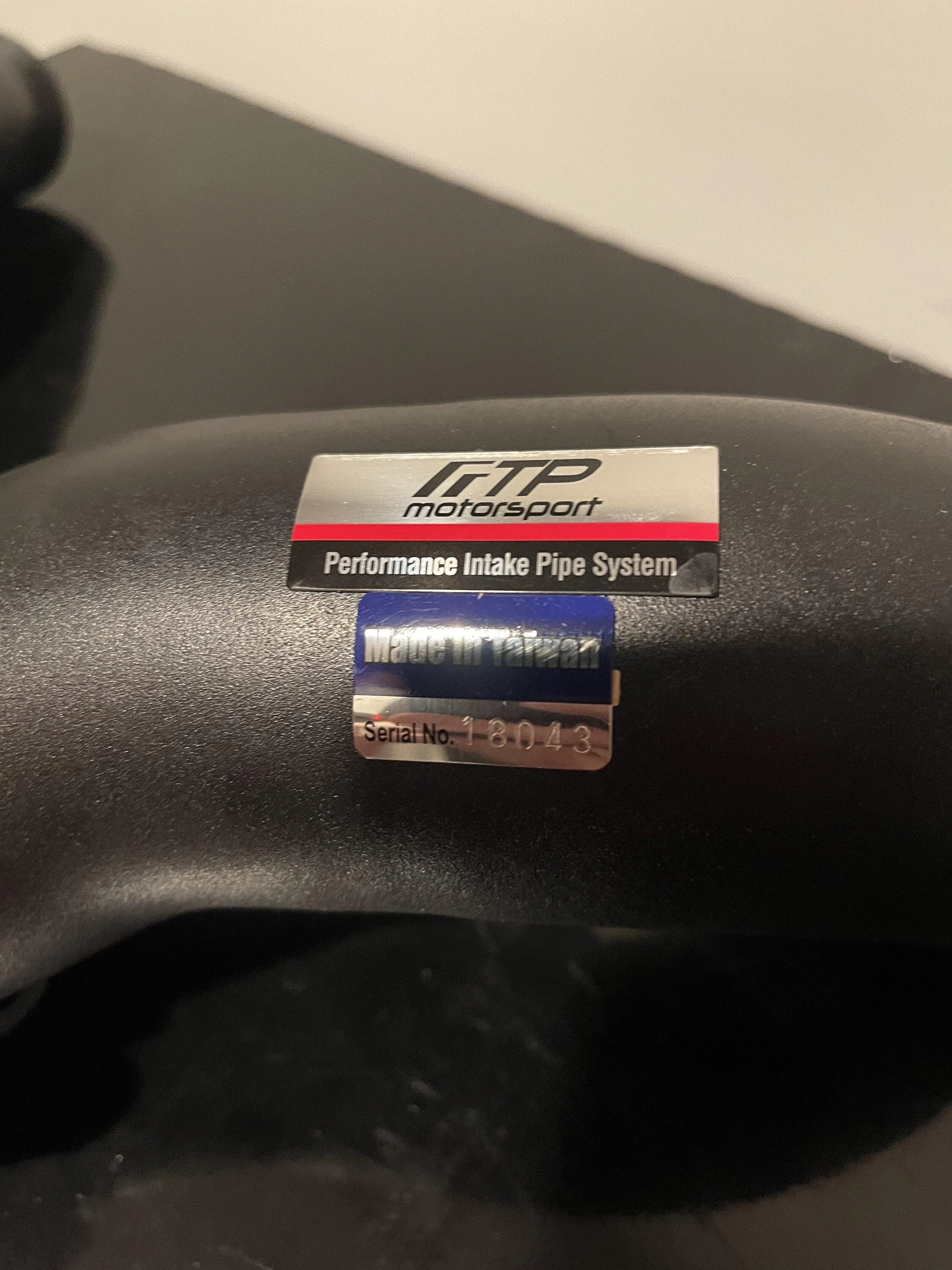 FTP charge pipe (black) | SupraMKV - 2020+ Toyota Supra Forum (A90 MKV ...