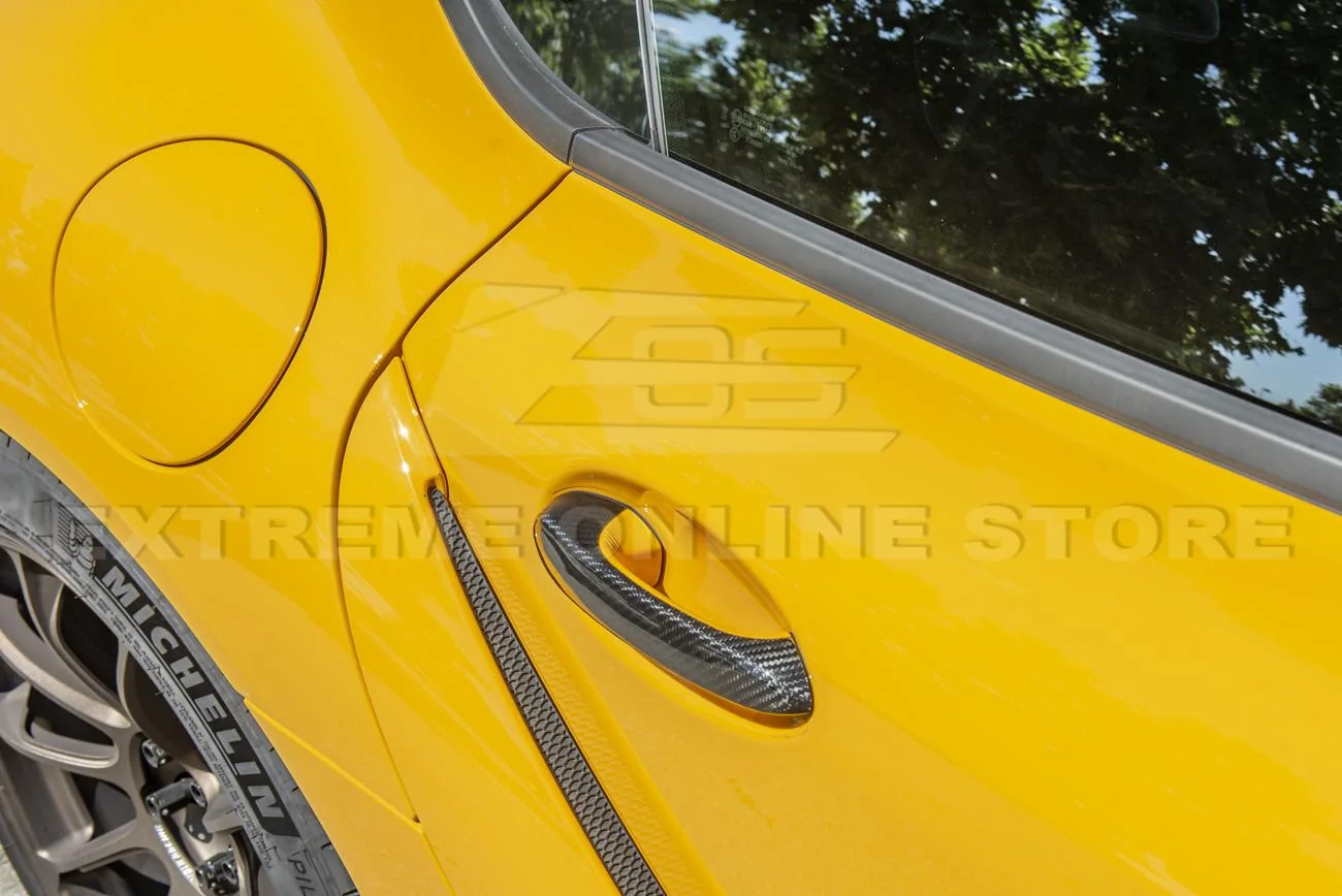 2020-Up Toyota Supra Carbon Fiber Side Door Handle Cover | SupraMKV ...