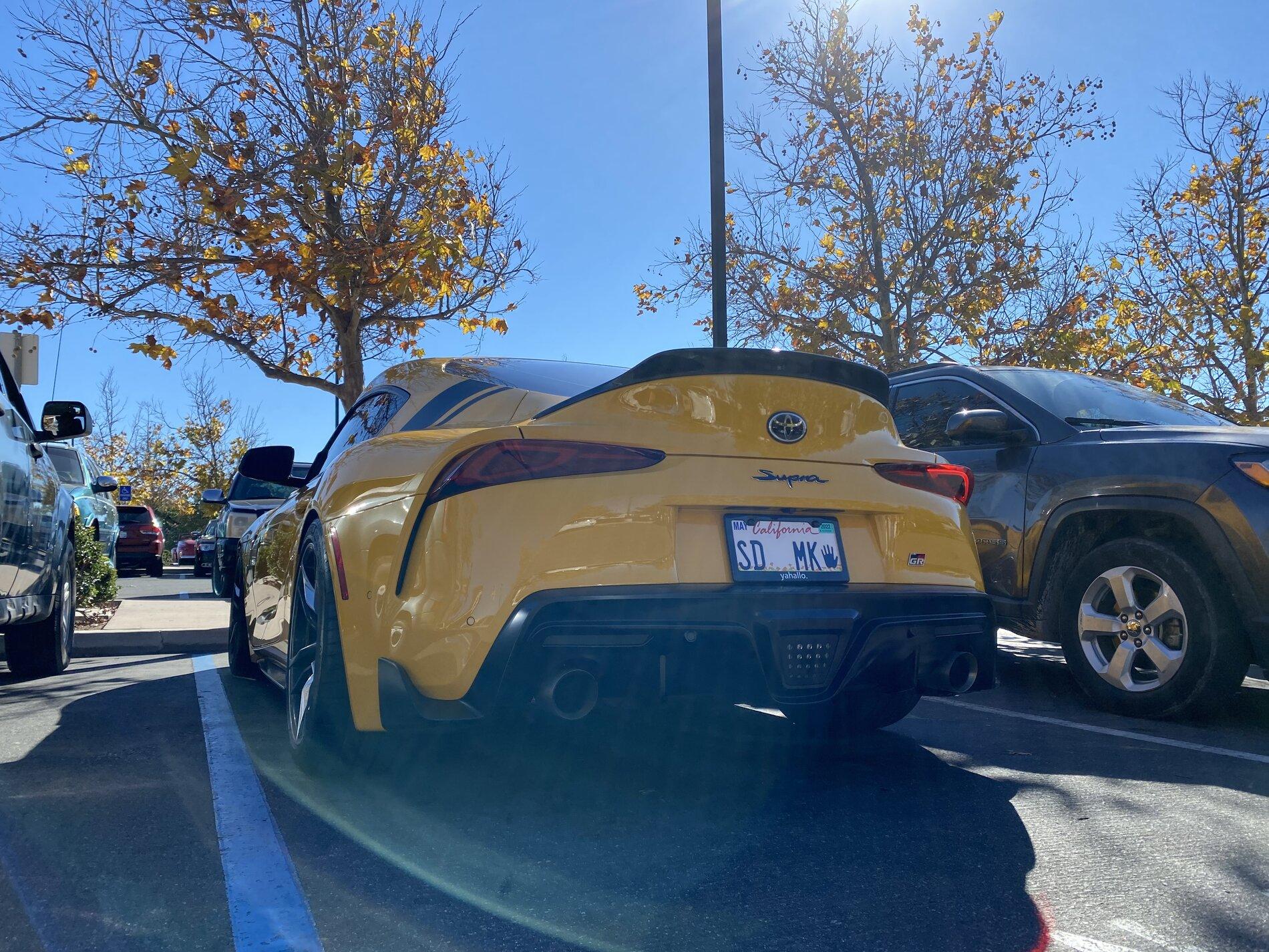 Front plate placement / Let's see those personalized License plates ...