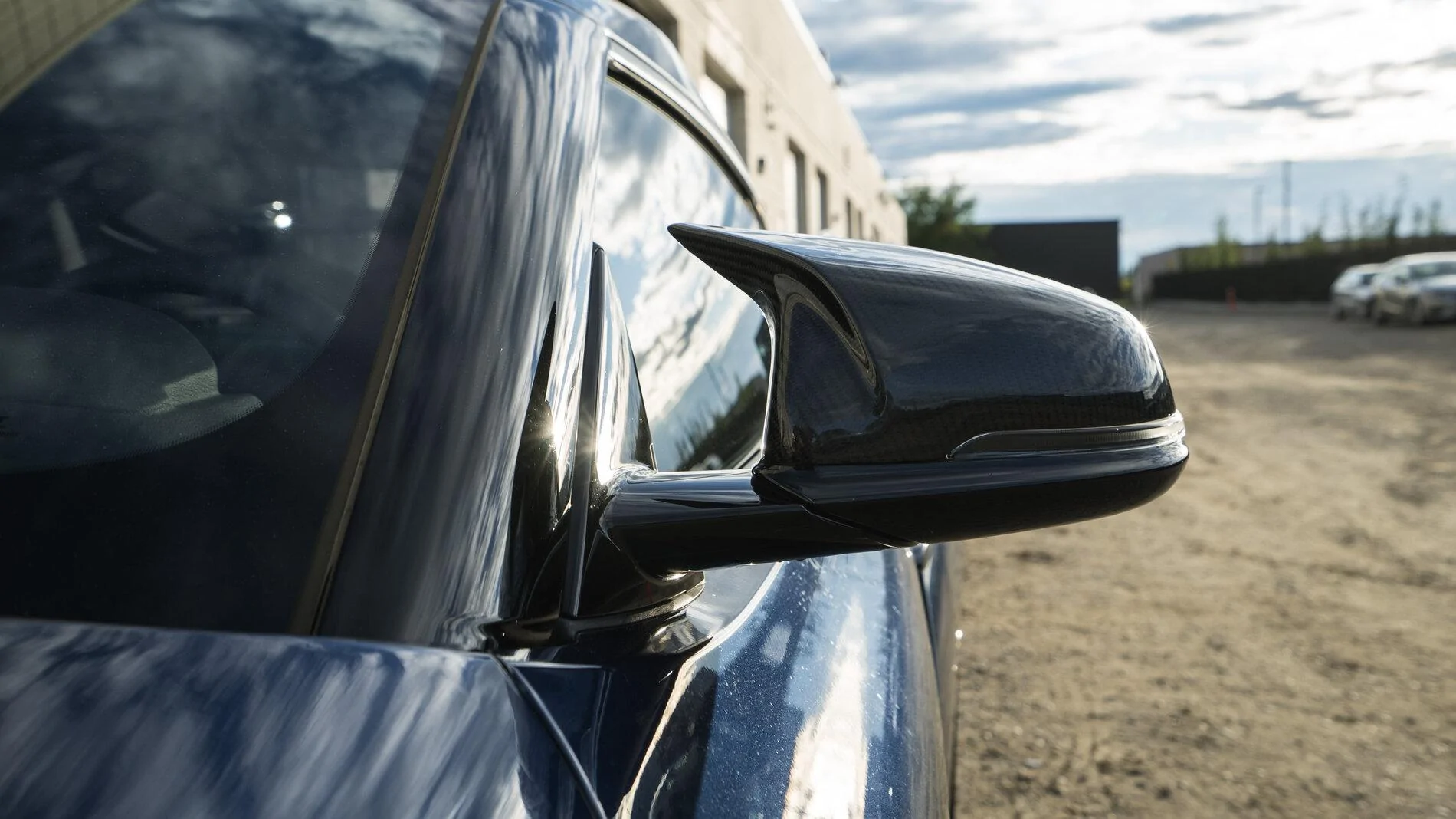 the AUTOTECHNIK CF Side Mirror Replacements reducs WIND DRONE pretty ...