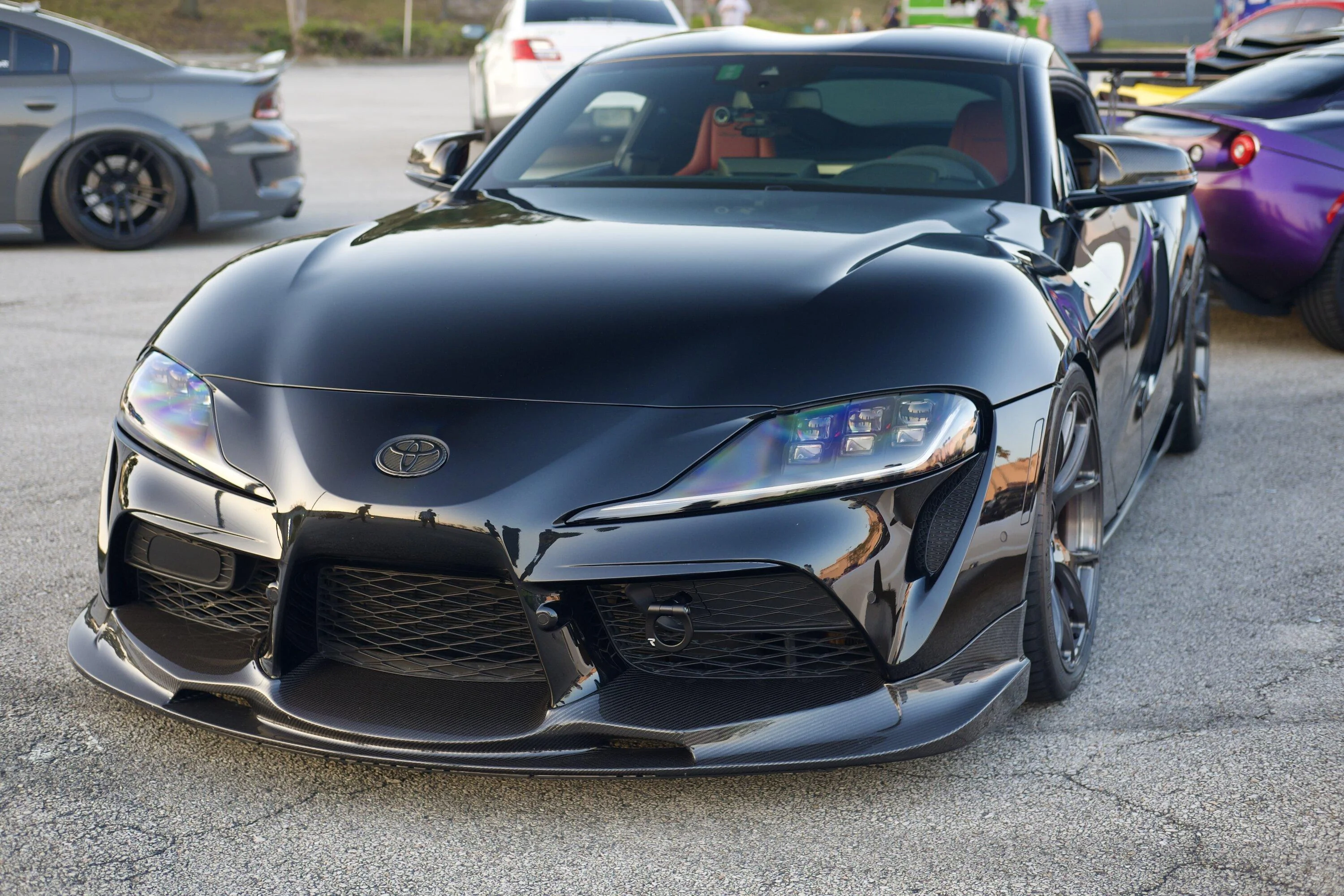 Show me your carbon front splitter/lip | SupraMKV - 2020+ Toyota Supra ...