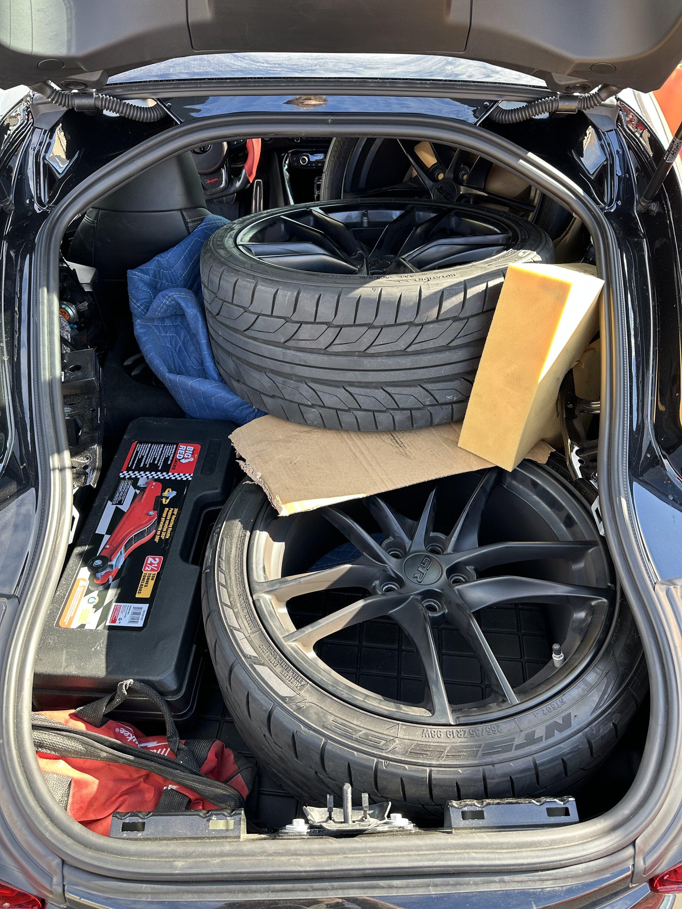 All four wheels (no tires) fit in car? | SupraMKV - 2020+ Toyota Supra ...