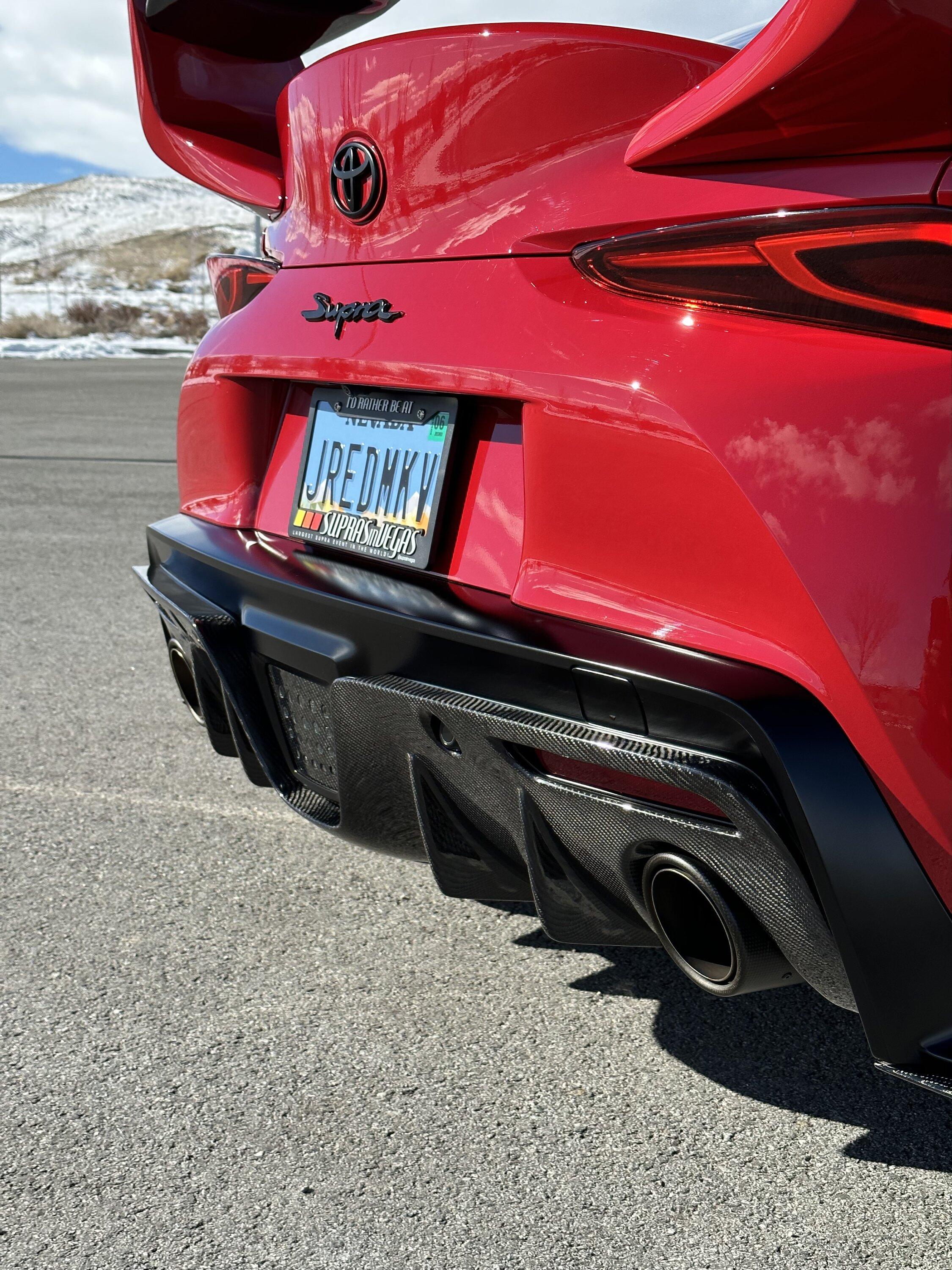 Seibon MB front lip/wing and Rexspeed V3 skirts/spats | SupraMKV - 2020 ...