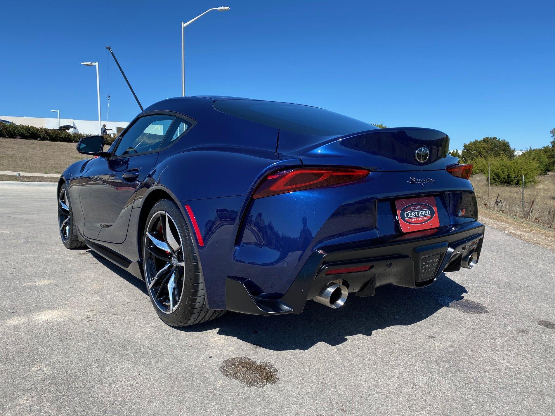 2020 Downshift Blue Supra - 3902 Miles - $50,491 | SupraMKV - 2020 ...