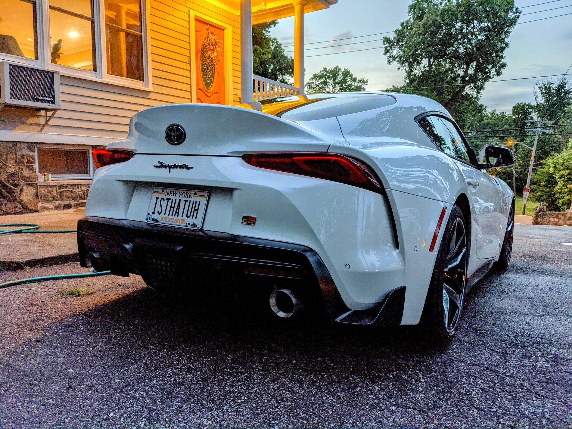 Front plate placement / Let's see those personalized License plates ...