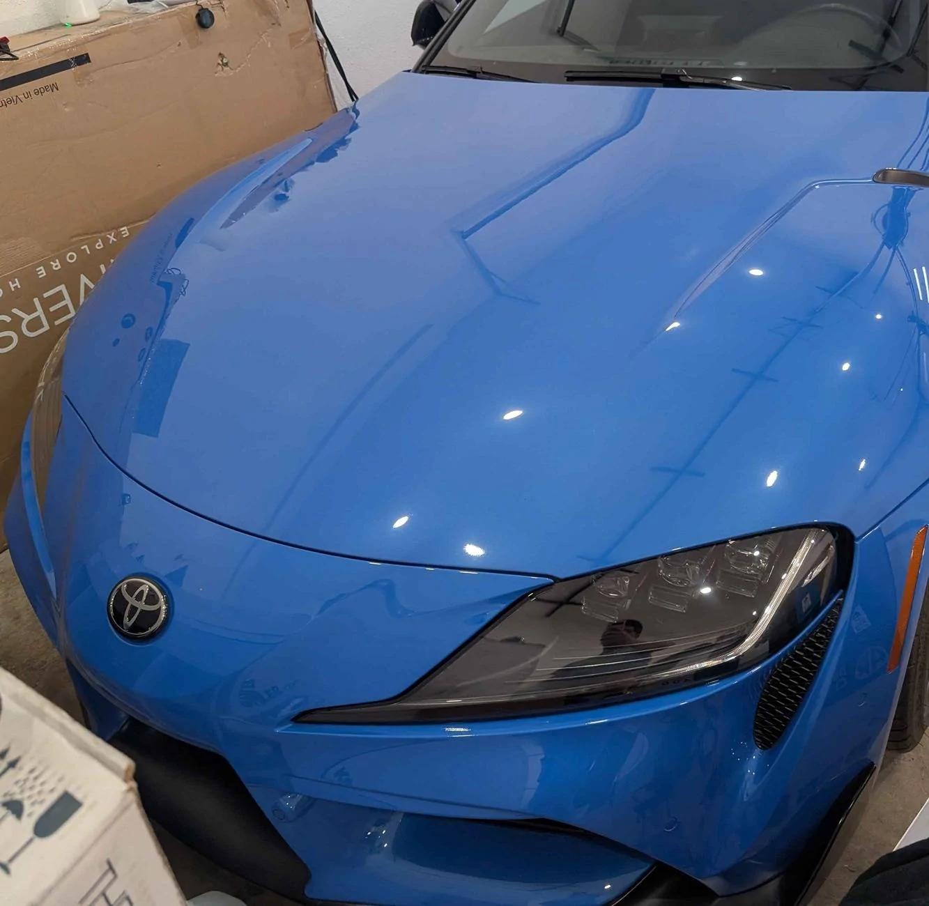 Repaint shop for refraction blue | SupraMKV - 2020+ Toyota Supra Forum ...