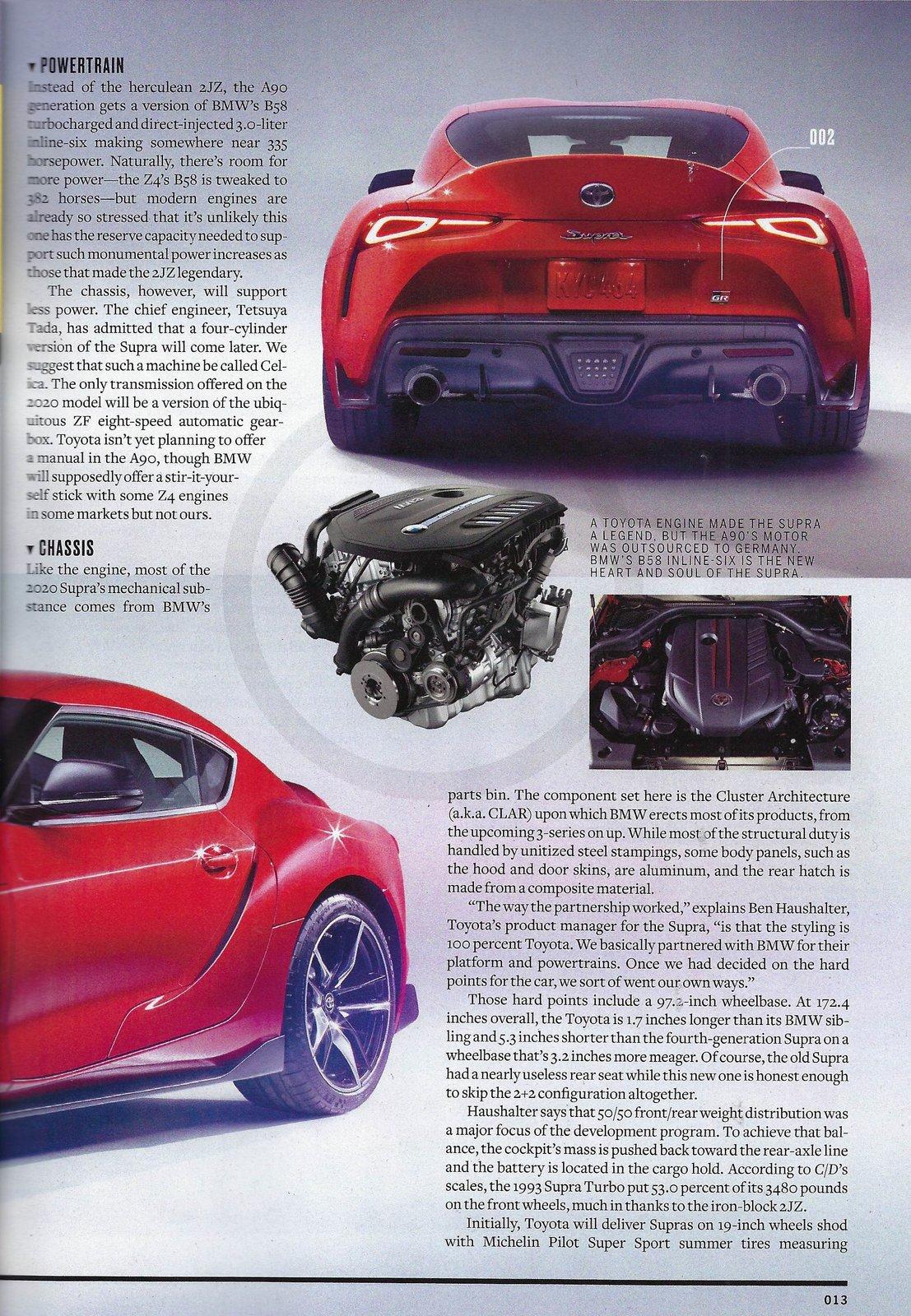 The Magazine Scan Thread | Page 12 | SupraMKV - 2020+ Toyota Supra ...