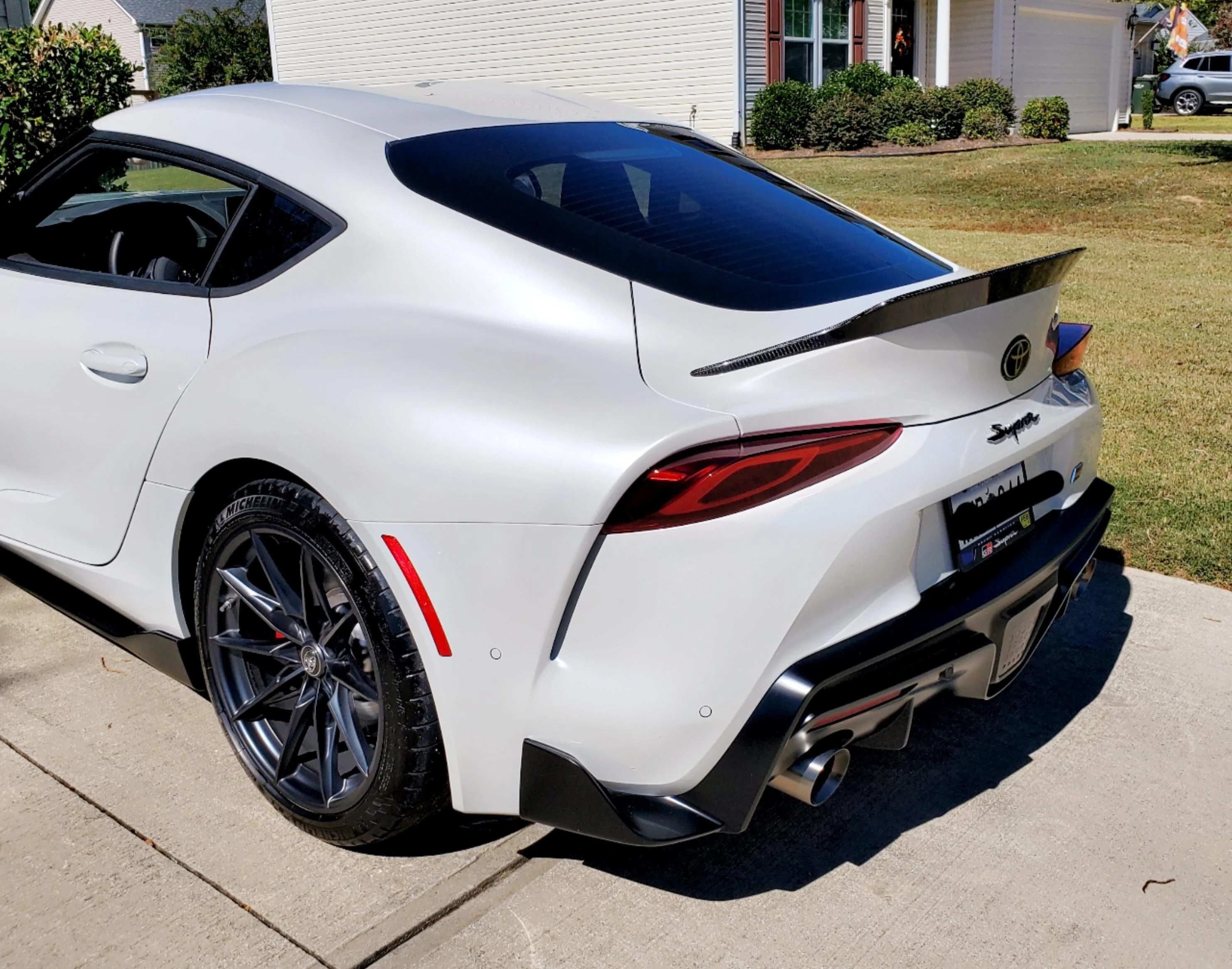 2020-Up Toyota Supra A91 CF Front Splitter Lip | SupraMKV - 2020 ...