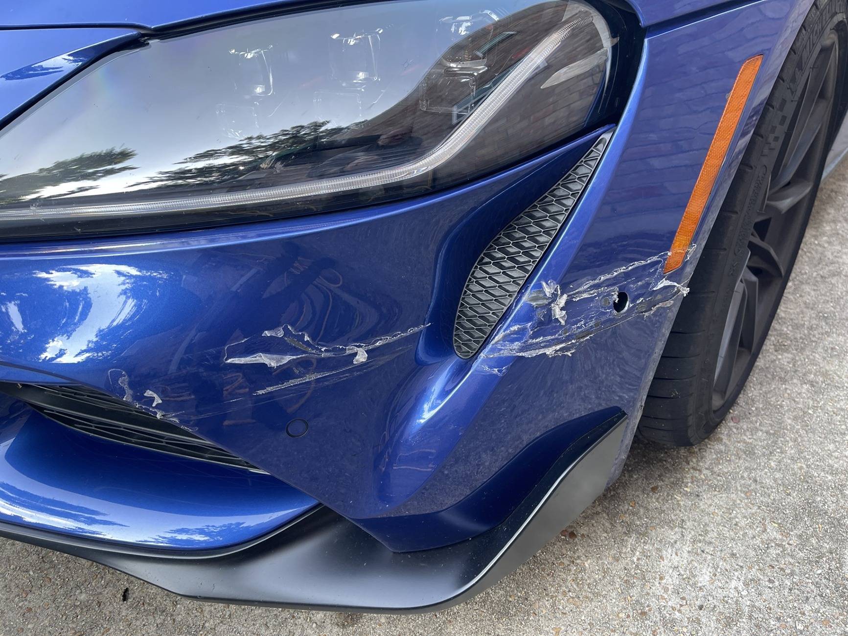 parking lot scrape/bumper replacement | SupraMKV - 2020+ Toyota Supra ...