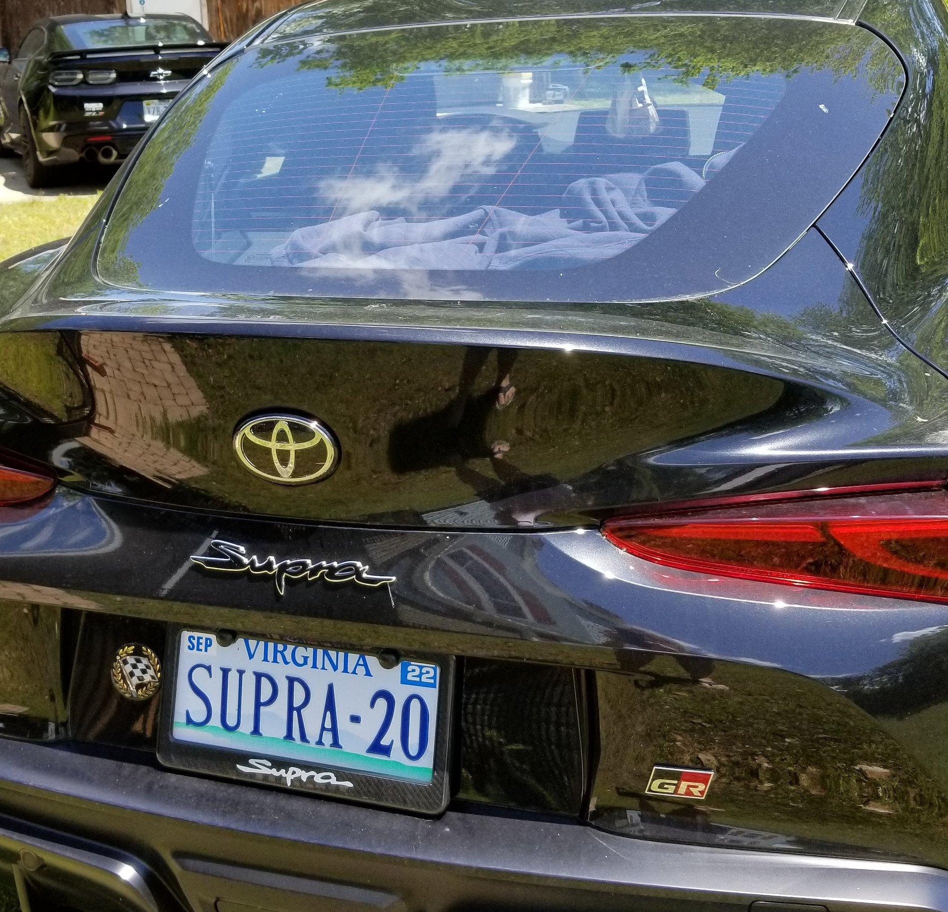 Front plate placement / Let's see those personalized License plates ...