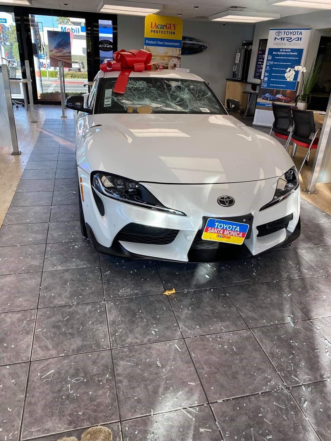 Supra smashed up by rioters | SupraMKV - 2020+ Toyota Supra Forum (A90 ...